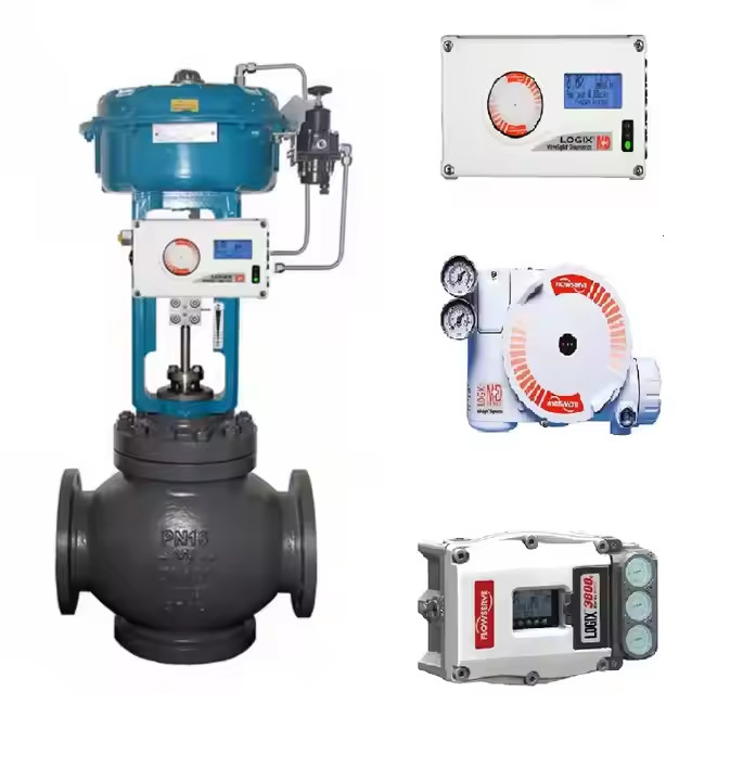 Flowserve 3200MD Valve Positioner With Flow Control Valve And ASCO 551 ...