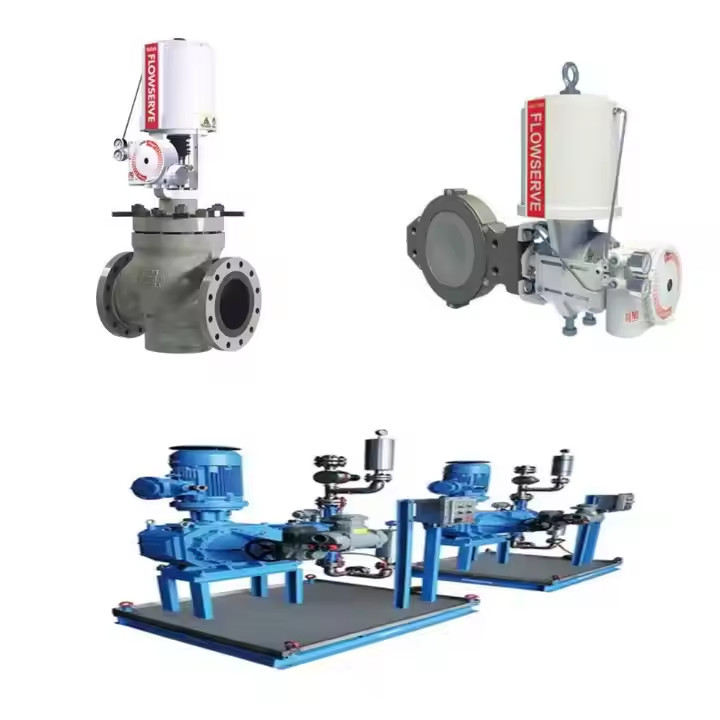 High Pressure Control Valve with Flowserve Logix 3200MD Digital HART ...