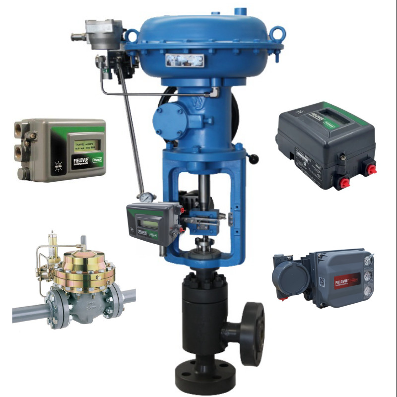 Fisher DVC2000 smart digital positioner For Pneumatic control valve ...