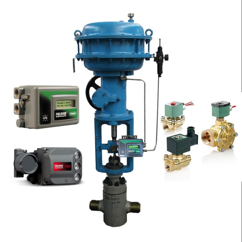 Fisher DVC2000 Valve Positioner Stainless Steel Pressure Regulator with ...