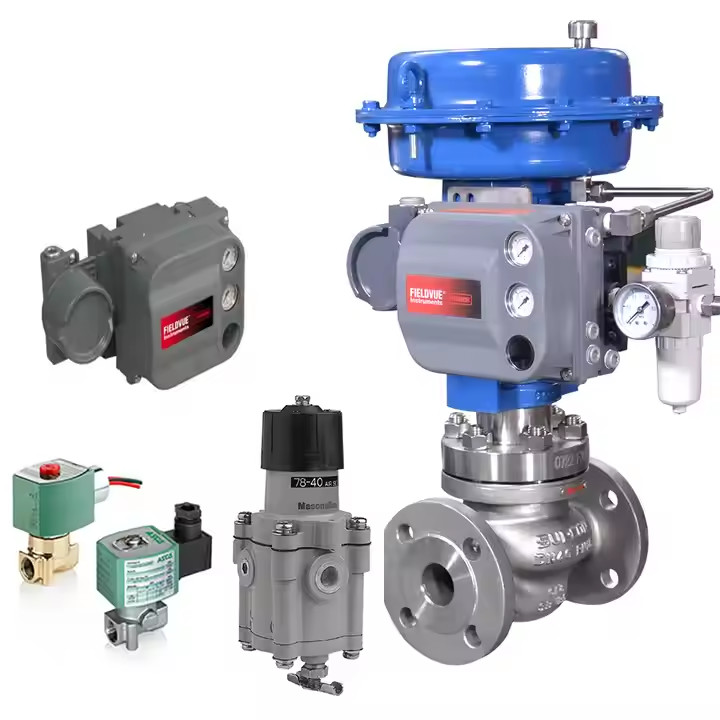 Stock Emerson Fisher Pneumatic Control Valve High Quality Dvc6200 ...