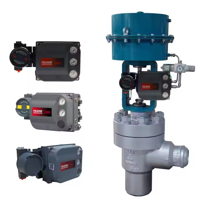 High Pressure Control Valve With Pneumatic Valve Positioner Fisher ...