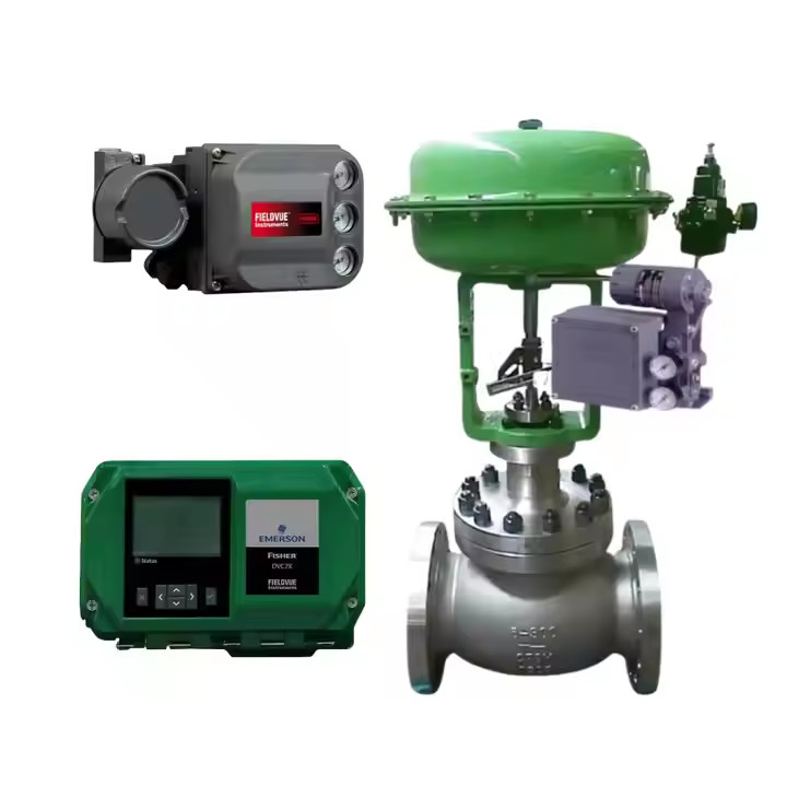 Stock Emerson Fisher Pneumatic Control Valve High Quality 3582i DVC6200 ...