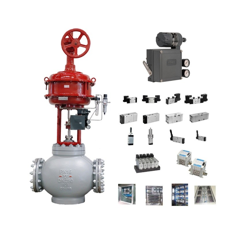 Original And New Pneumatic Control Valves With Fisher 3582i Valve ...