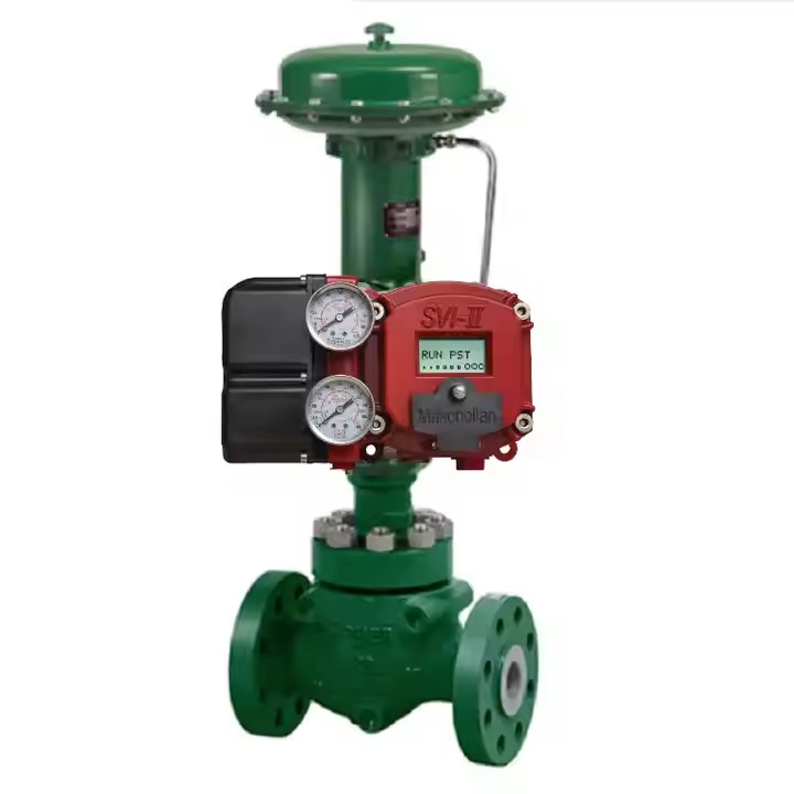 Masoneilan 78-40 Regulator And Masoneilan SVI 2 control valve Digital ...