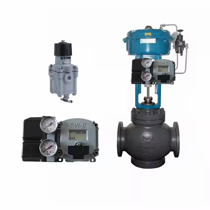 DN250 Pneumatic Control Valves With SVI2-21123121 Masoneilan Digital ...