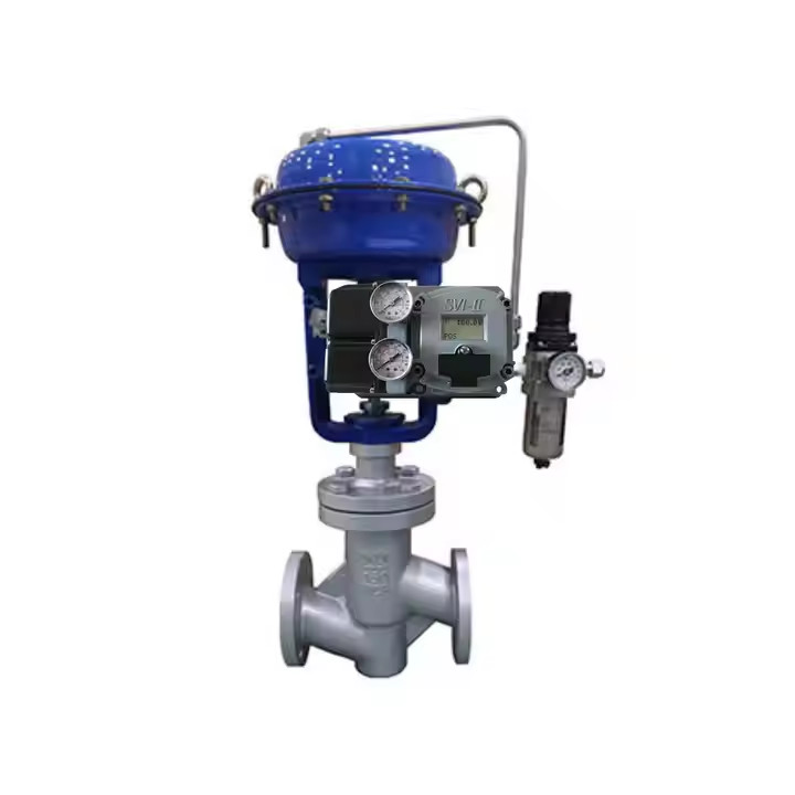 DN250 Pneumatic Control Valves With SVI2-21123121 Masoneilan Digital ...