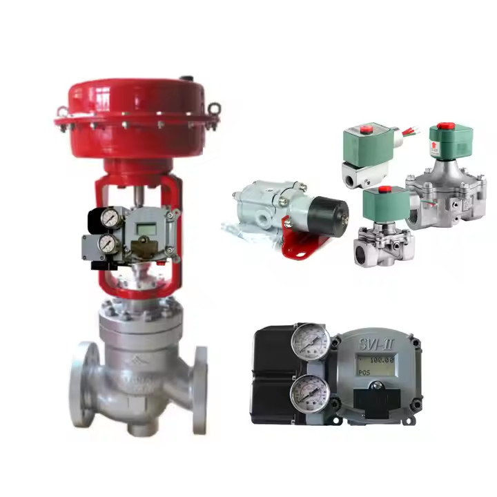 Chinese Control Valve With Masoneilan SVI2 SVI II Digital Valve ...