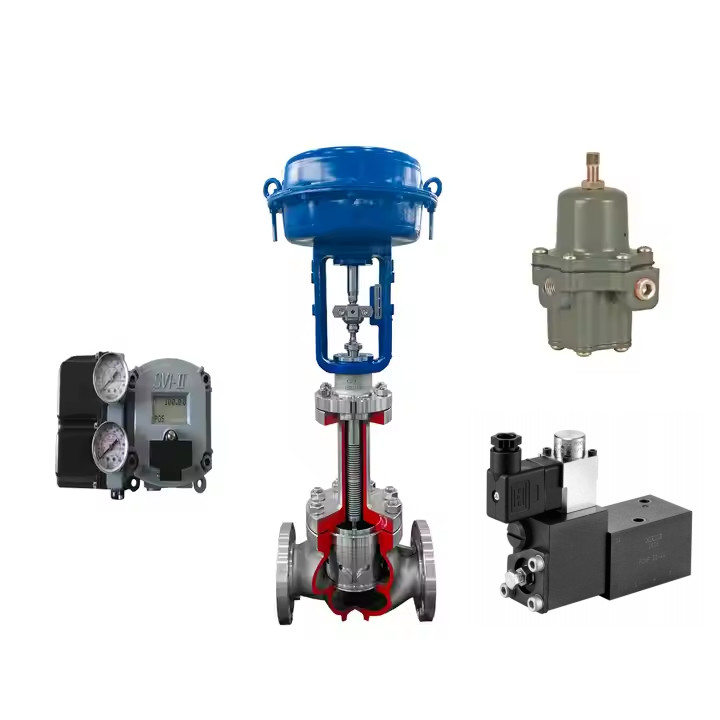 Pneumatic Control Valve With Masoneilan SVI2-22123121 Positioner And ...