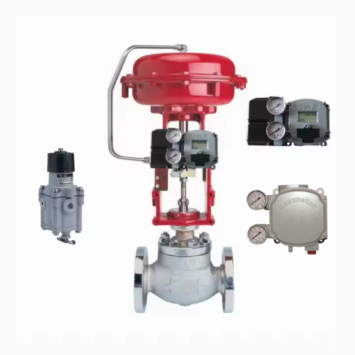 Cheap Pneumatic Control Valve With Masoneilan SVI2-21123111 Positioner ...