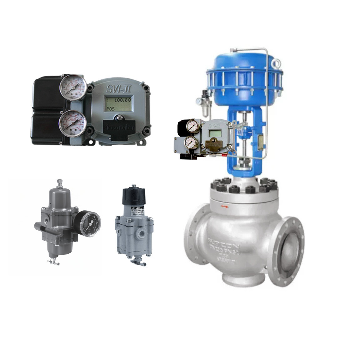 Hot Selling Pneumatic Control Valve With Masoneilan SVI2-21113121 ...