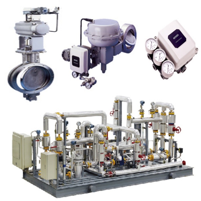 Pressure / Flow Control Skid KOSO 710E/720E Butterfly Valve And 6500RA ...