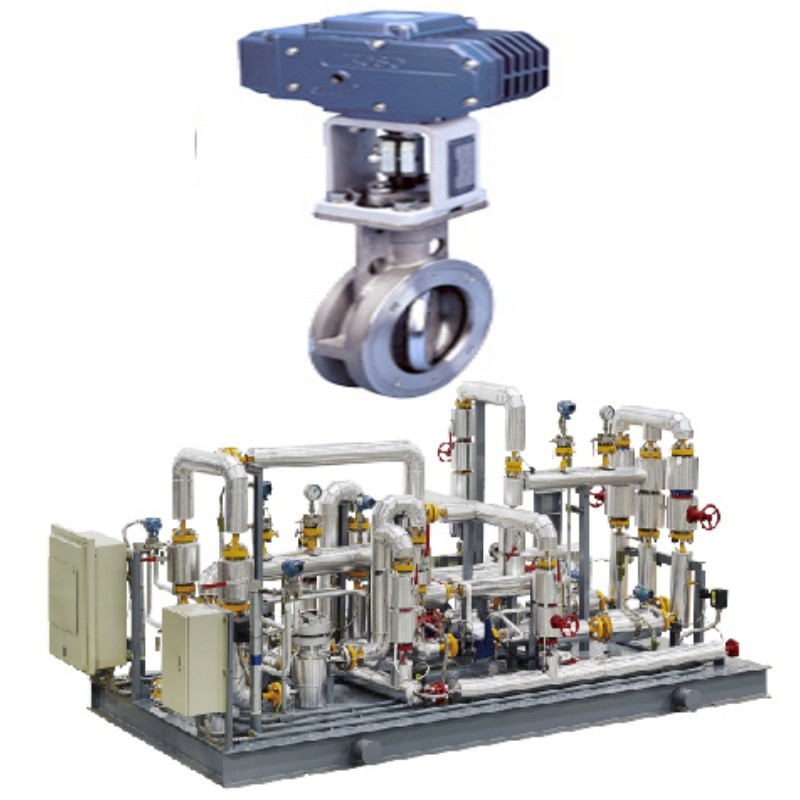 Pressure / Flow Control Skid Clothes And KOSO Valve With 3620R/3500R ...