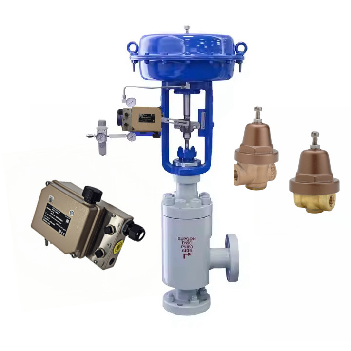 Brand New Samson Type 4763 Single Acting Electropneumatic Valve ...