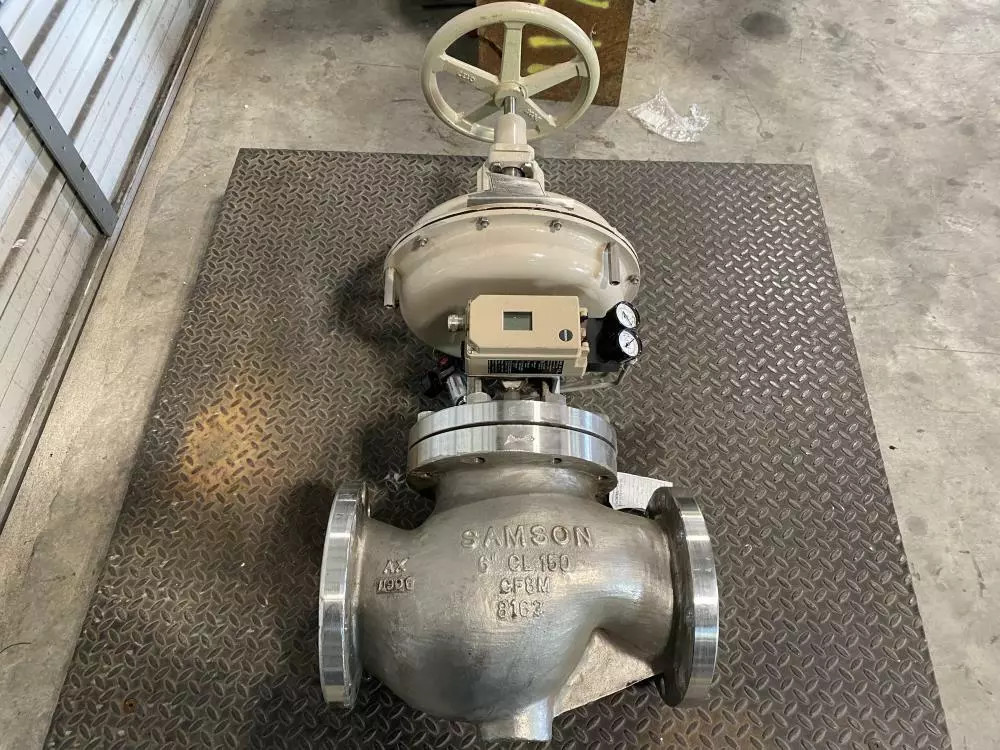 Samson 3241 Globe Control Valve of the ANSI 300 Pressure Class Rating ...