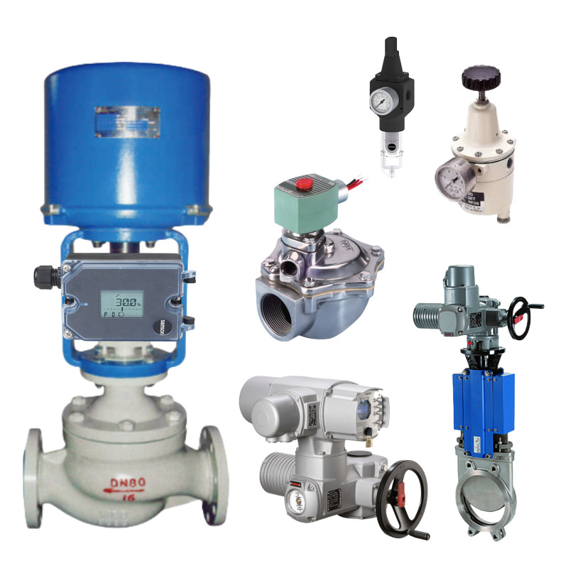 Multi-turn Actuators SA and SAR by AUMA With SAMSON 3725 HART Pneumatic ...