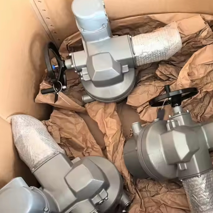 Multi-turn Actuators SA And SAR By AUMA With SAMSON 3725 HART Pneumatic ...