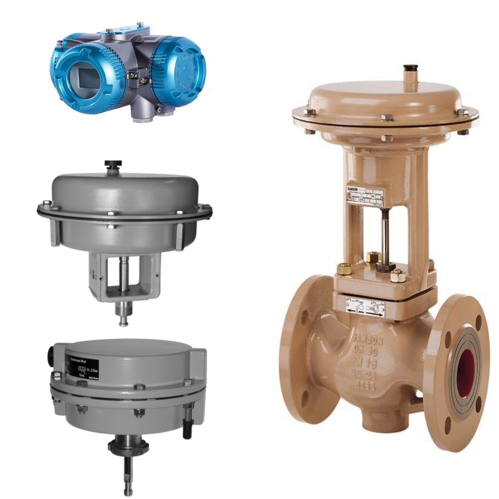 Samson 3241 Globe Valve And 3271 Pneumatic Actuator , Equipped With ...