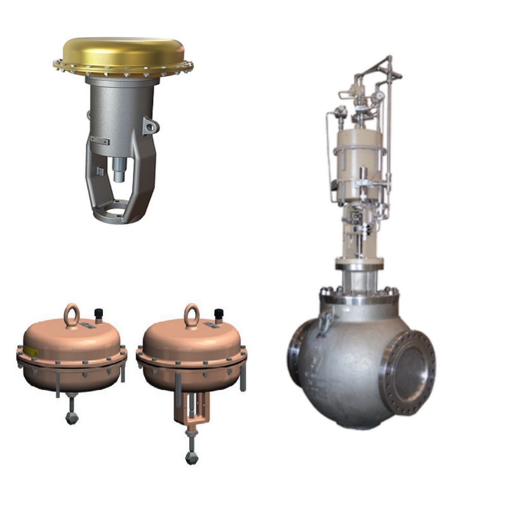 Samson 3260/3244 Control Valve And 3271/3277 Pneumatic Actuator With ...