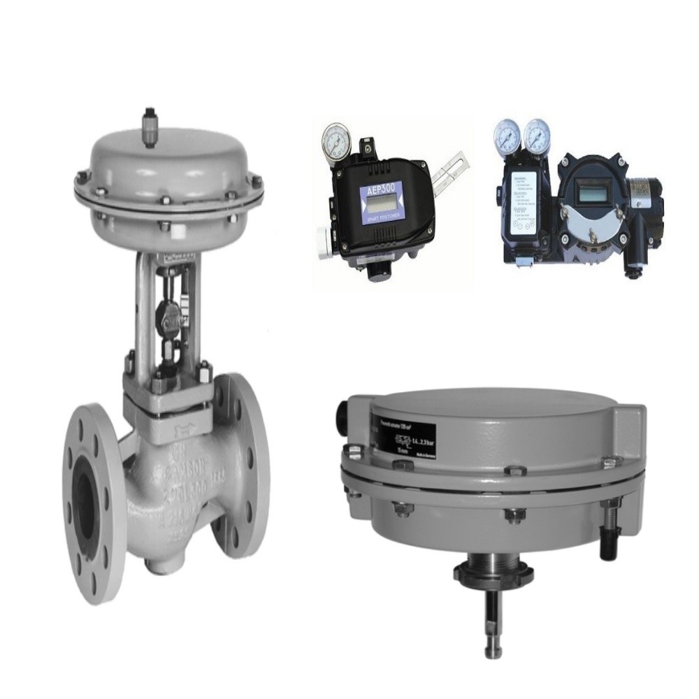 Samson 3241 Globe Valve And 3271 Pneumatic Actuator , Equipped With ...