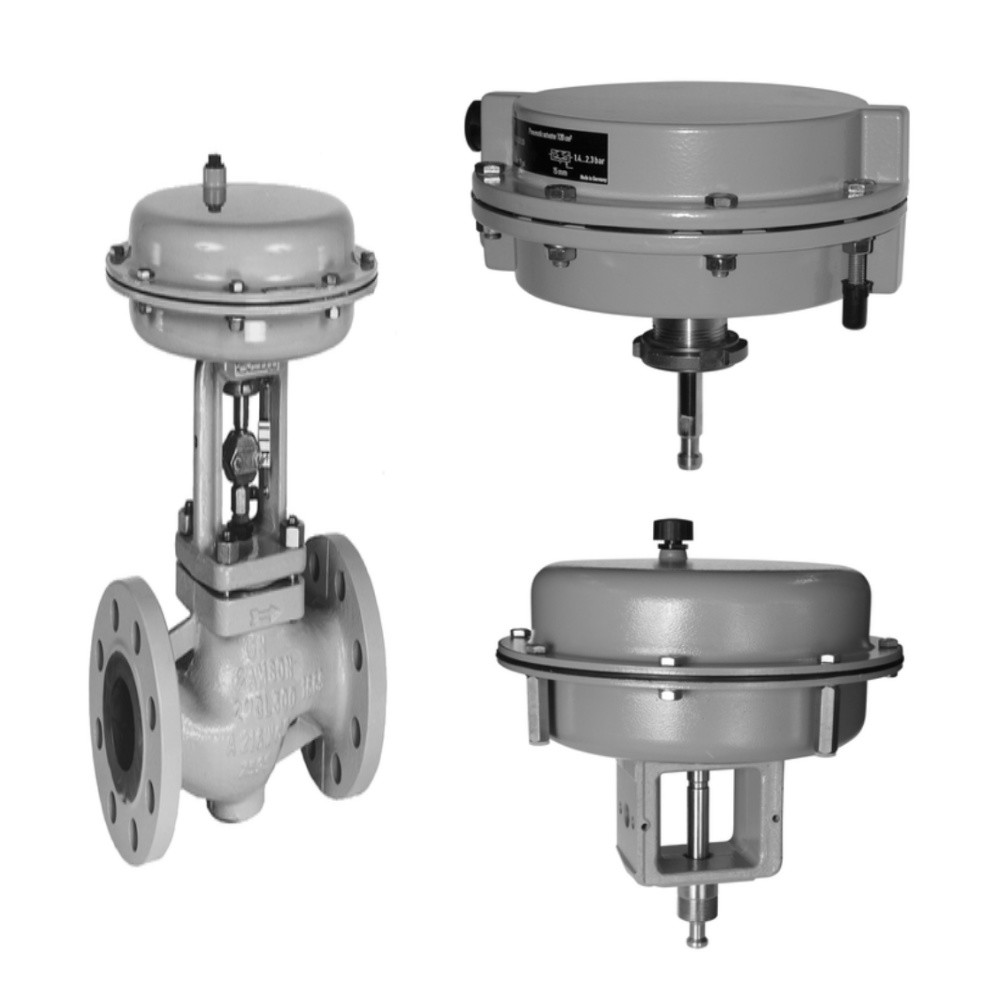 Samson 3241 Globe Valve And 3271 Pneumatic Actuator , Equipped With ...