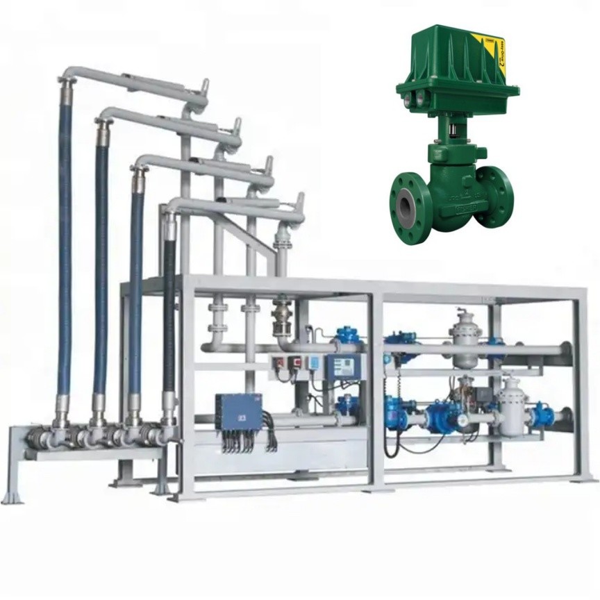 Flow Control Valve Skid With EMERSON Fisher D3/D4 Control Valve With ...