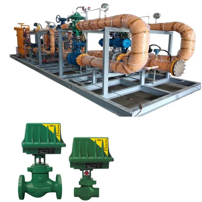 Flow Control Valve Skid With EMERSON Fisher D3/D4 Control Valve With ...