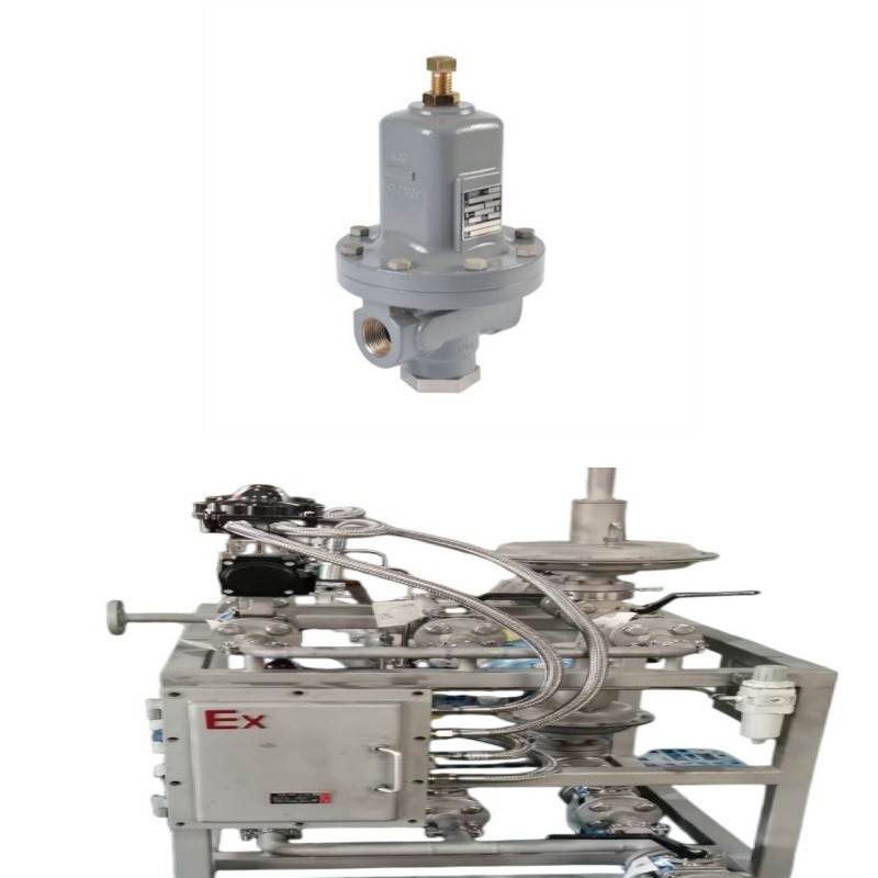 Natural Gas Valve Skid equipped with Emerson Fisher MR95/MR95L/MR95H ...