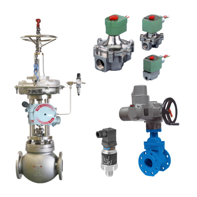 Flowserve Valve Positioner 3800 520MD 3200MD With ASCO Solenoid Valves ...