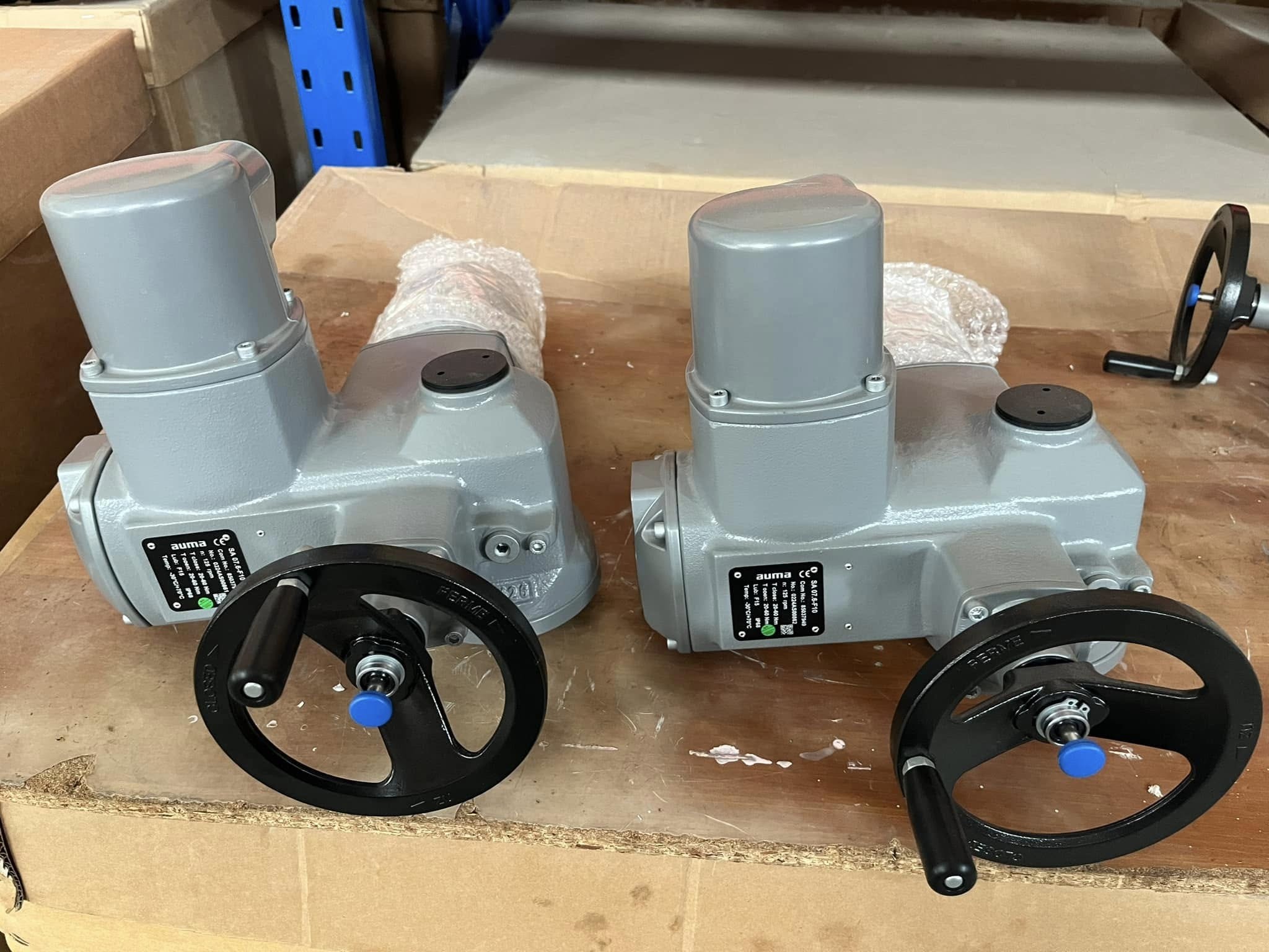 AUMA Electric Actuator SA/SAR Series With G Or NPT Air Connections