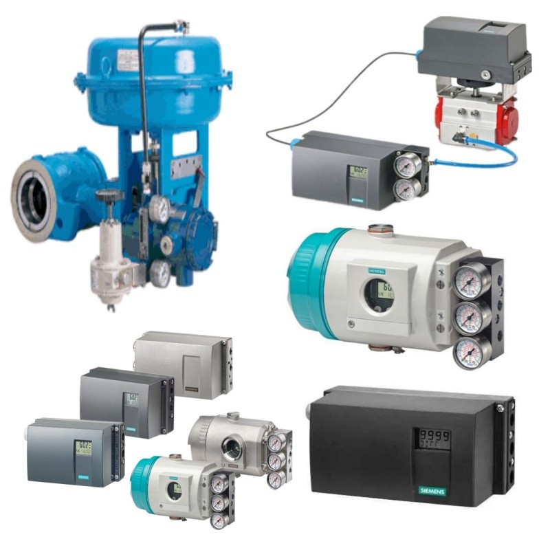 Eccentric Rotary Control Valve With Siemens 6DR5010 Valve Positioner ...