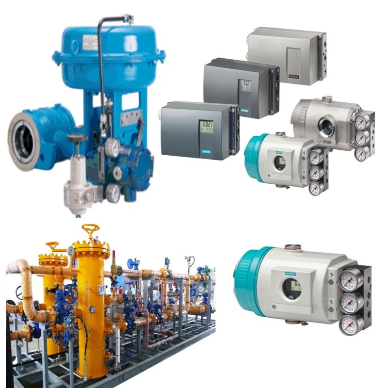 Eccentric Rotary Control Valve With Siemens 6DR5010 Valve Positioner ...
