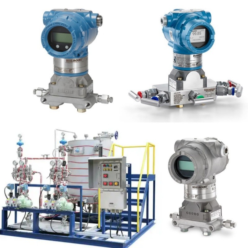 Pressure / Flow Control Skid With Rosemount Pressure Transmitter 3051N ...