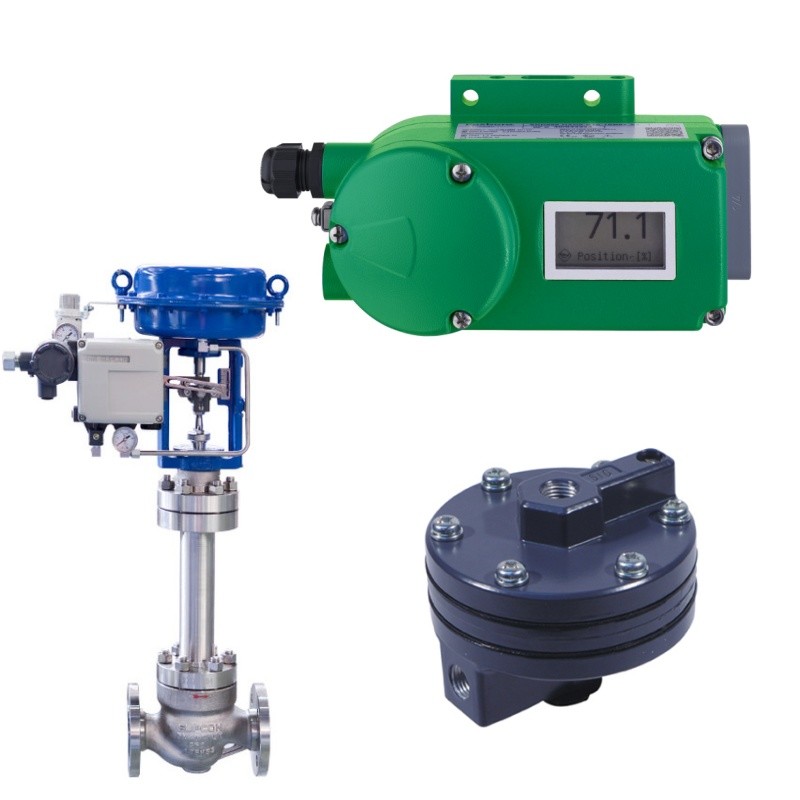 SPIRAX SARCO Control Valve Foxboro SRP981 Valve Positioner ASCO 2/2 Way ...