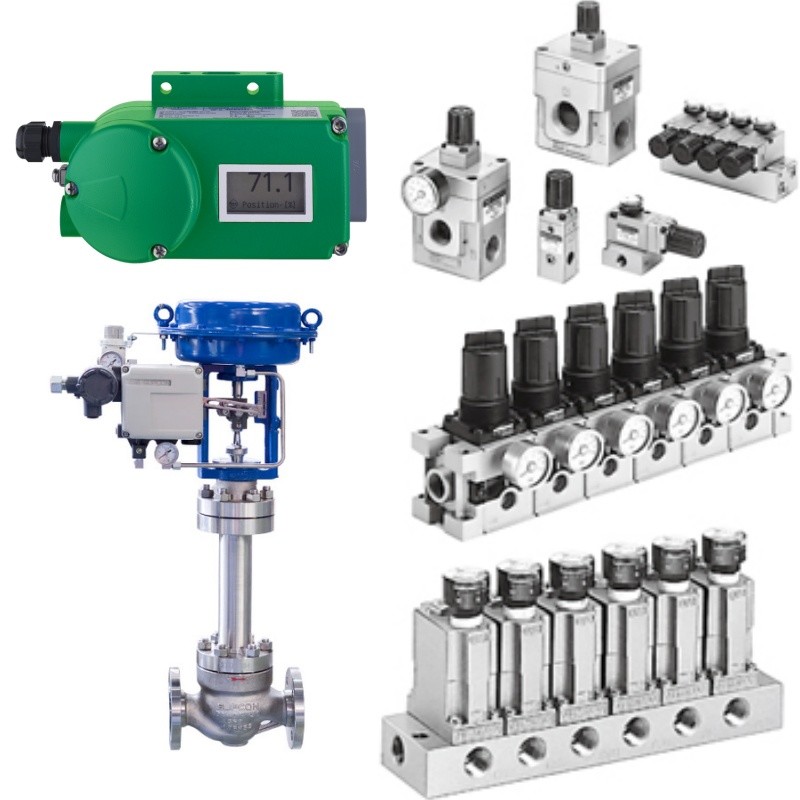 SPIRAX SARCO control valve Foxboro SRP981valve positioner, ASCO 2/2 way ...