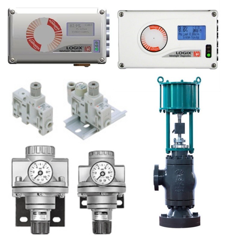 Control Valve Equipped With Flowserve Logix 520MD Smart Valve ...