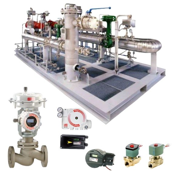 Flowserve Positioner 3200MD 520MD 3800 With Spirax Sarco Actuator and ...