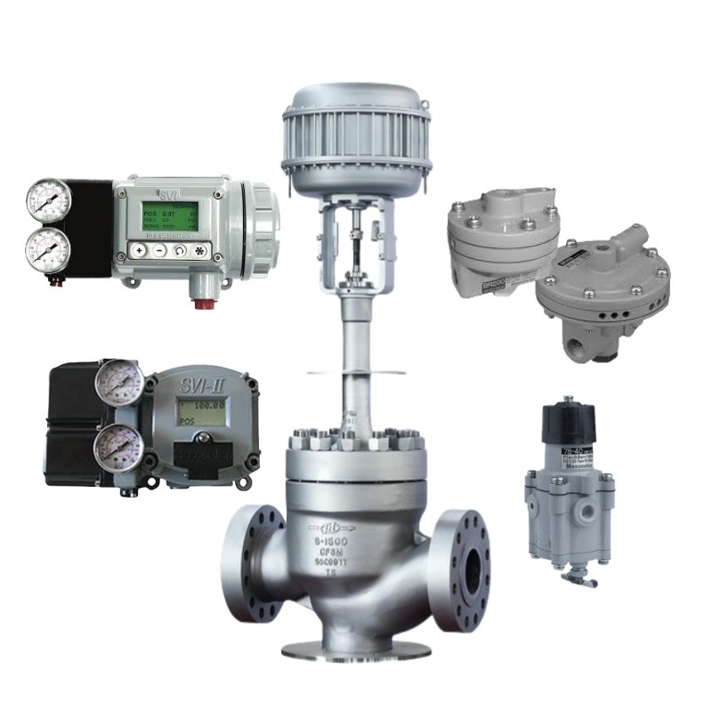 Straight Angle Type Top Guide Valve with Masoneilan SVI2 Valve ...