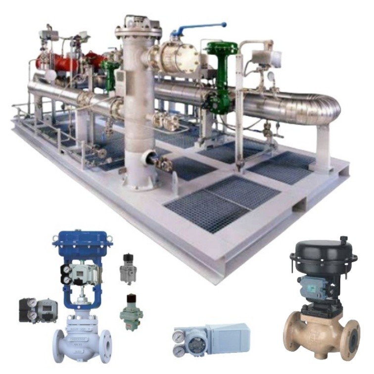 New Samson Pneumatic Control Valves 3241 With 3725 Positioner And ...