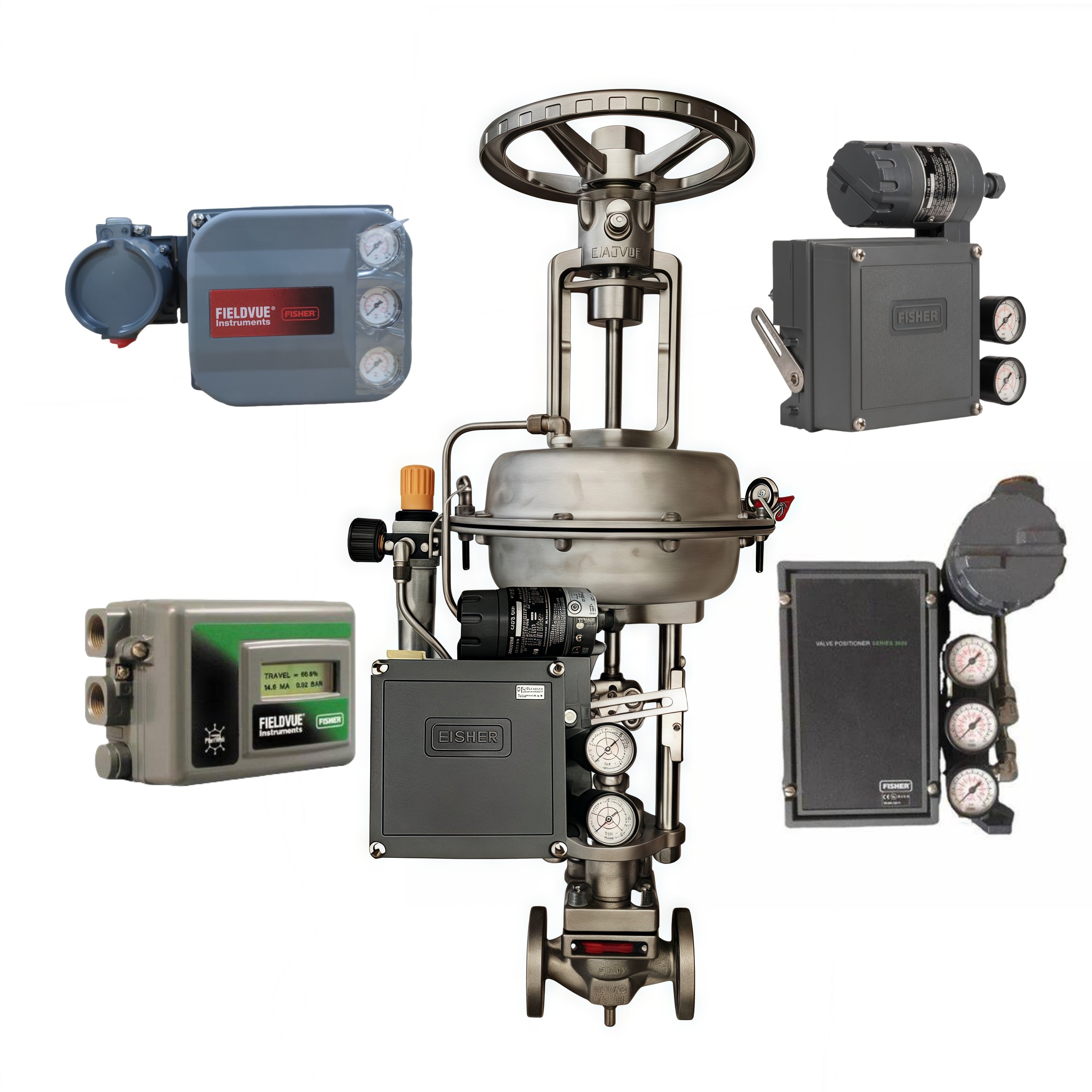 Supplier Pneumatic Actuators Fisher Valve Positioner DVC2000 DVC6200 ...