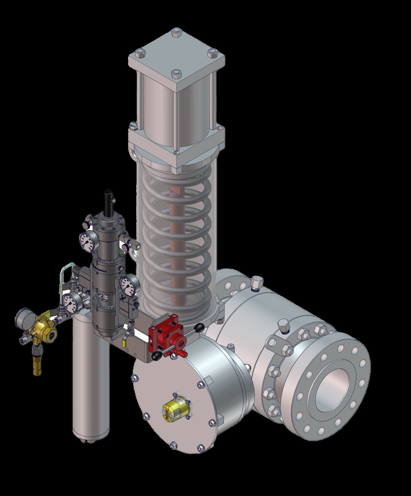 VRG Pneumatic Control Valves Linear Rotary Control Valve Fisher DVC6200 ...