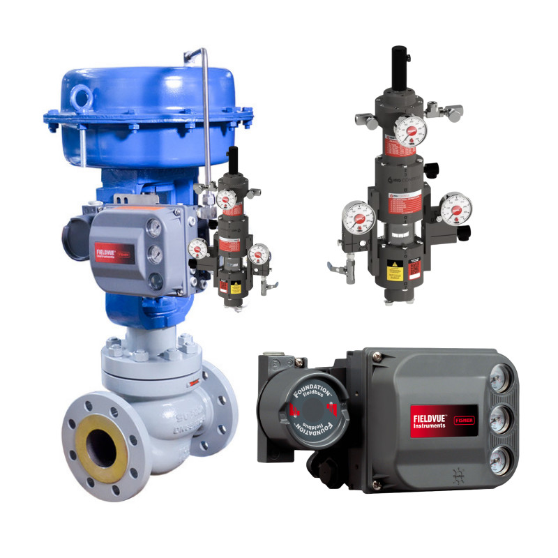 Natural Gas Pneumatic Flow Control Valve VRG VGP-100 Valve Gas ...