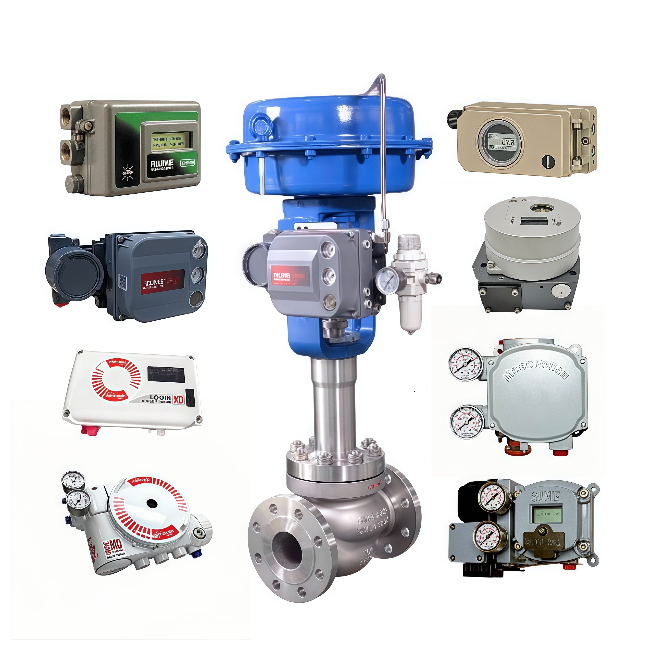 Supplier Pneumatic Actuators Valve Controller Emerson Fisher Flowserve ...