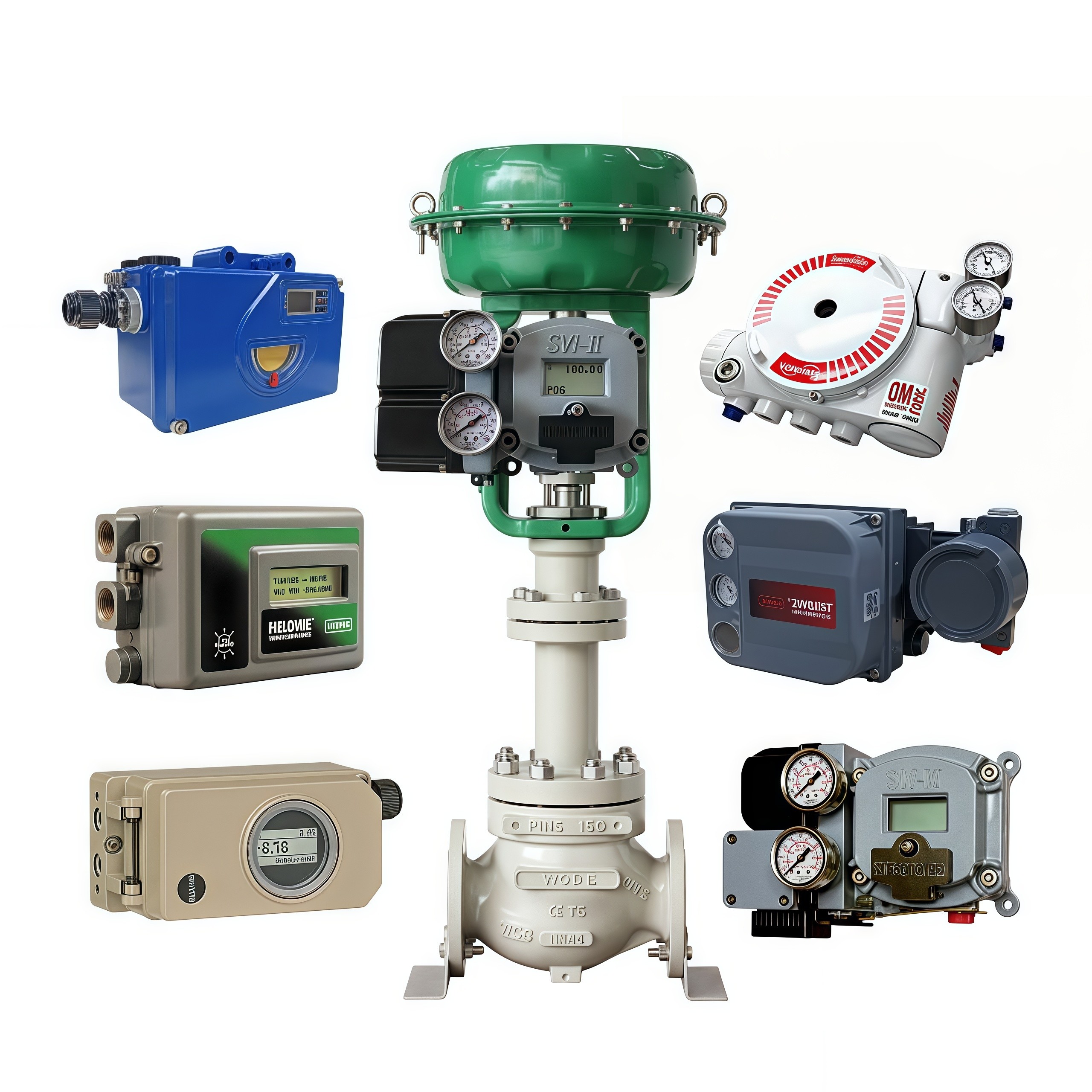 Supplier Pneumatic Actuators Valve Controller Emerson Fisher Flowserve ...