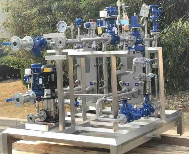 Steam Trap Station Heat Recovery Skid Customized Balanced Pressure ...