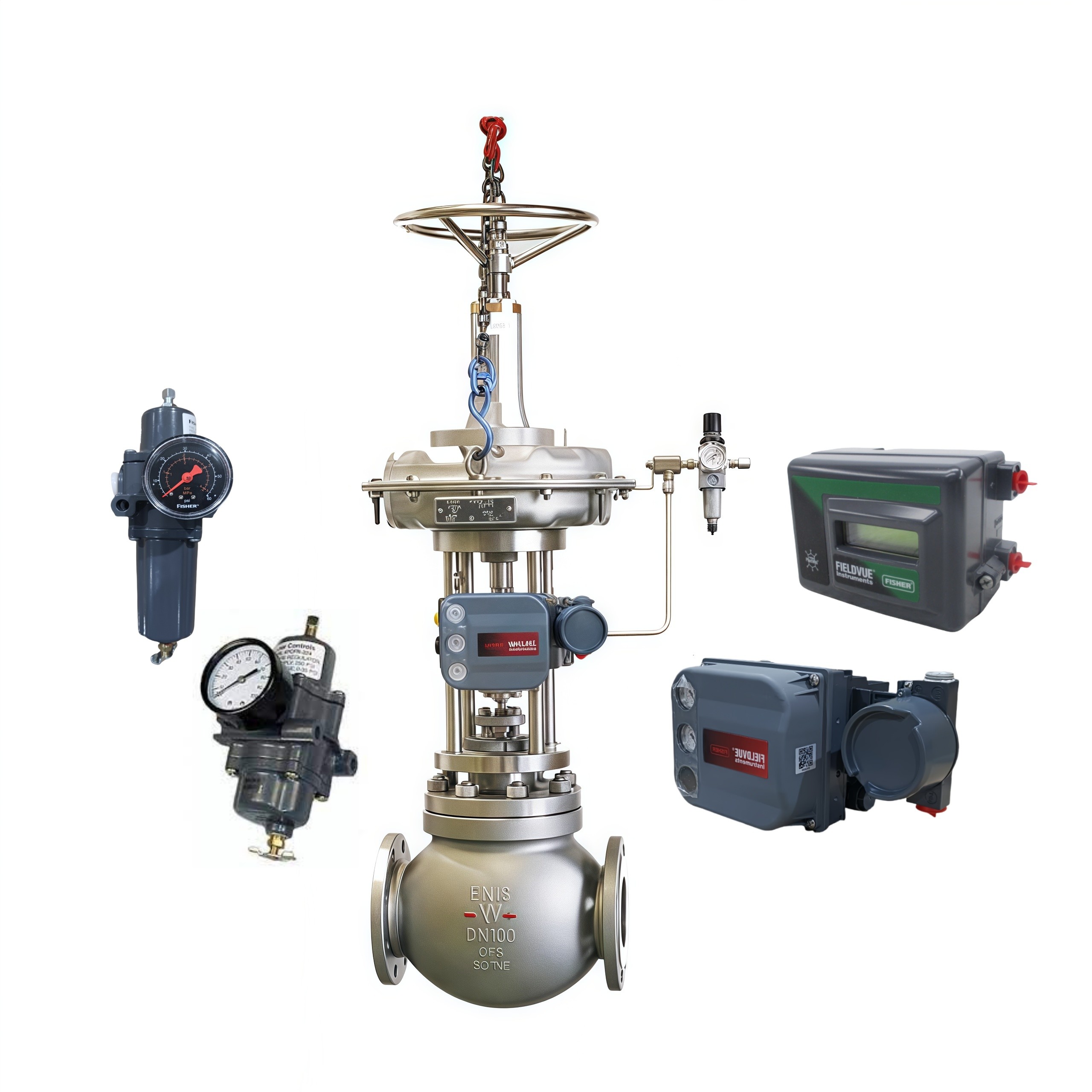 Air Filter Regulator Digital Valve Controller DVC2000 DVC6200 Fisher ...