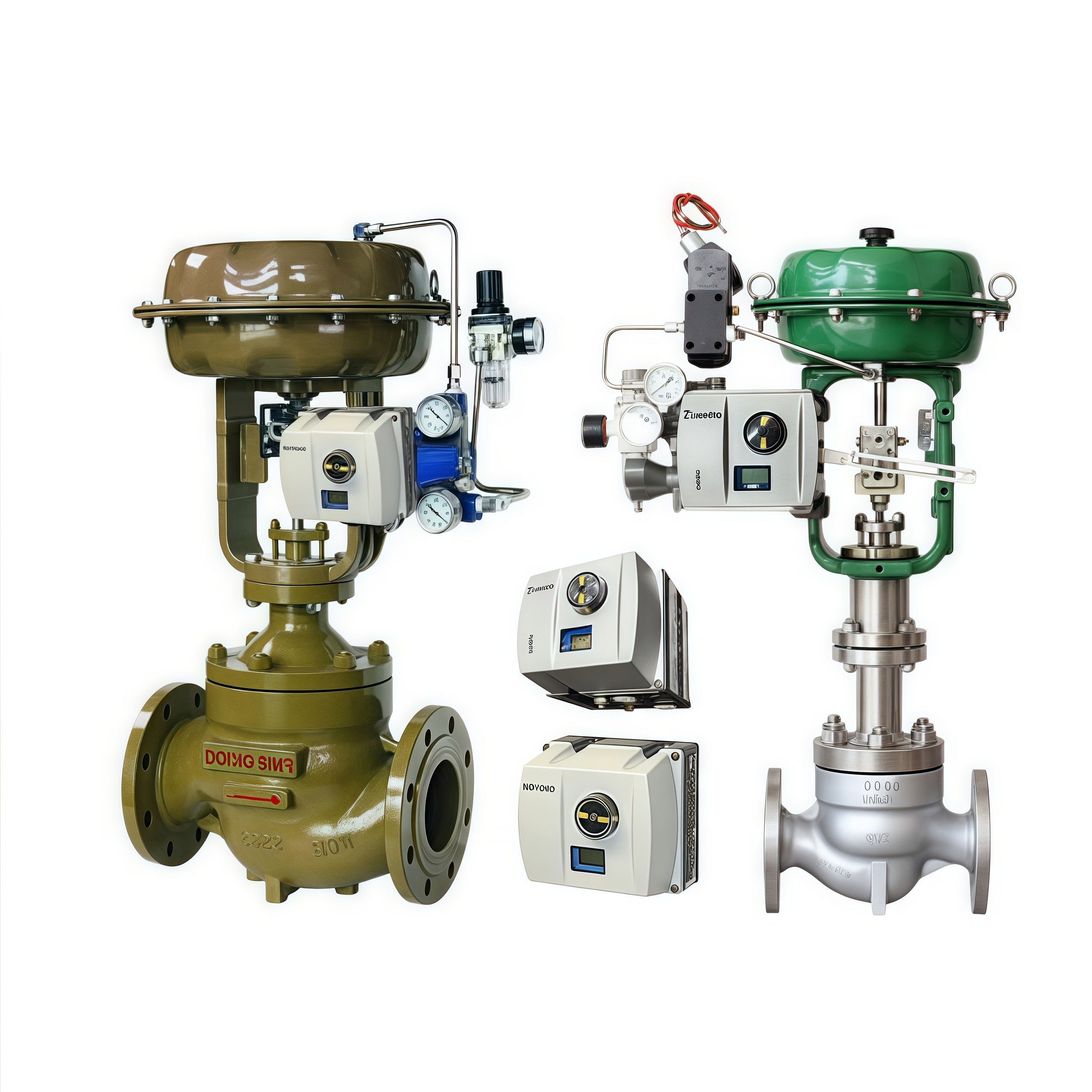 Stock Pneumatic Control Valve Actuator Intelligent Valve Controller ...