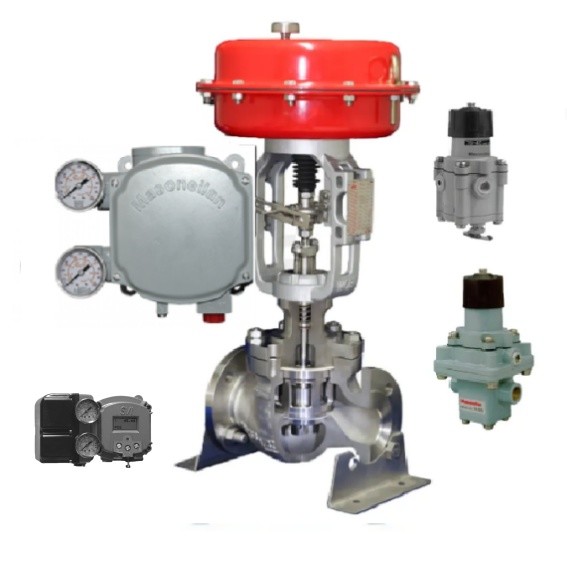 Masoneilan Control Valve Positioner SVI2/SVI1000 And Asco Solenoid ...