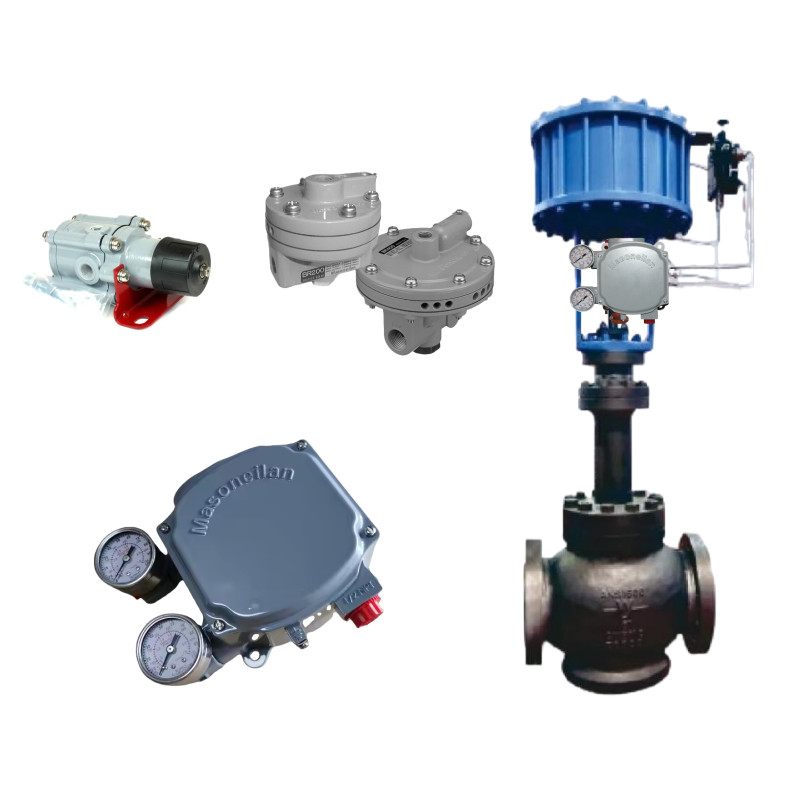 China Pneumatic Flow Control Valve Customized Masoneilan SVI1000 Valve ...