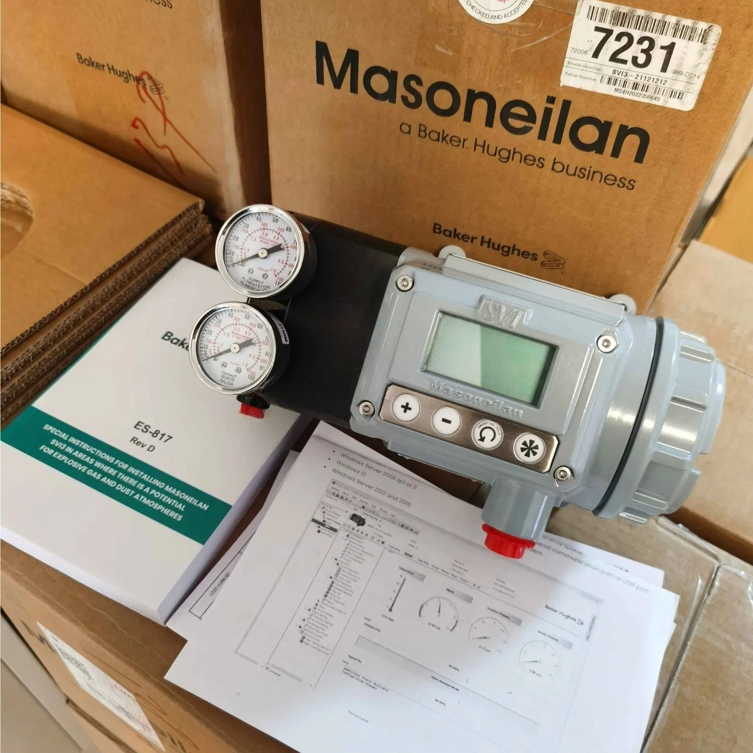 Masoneilan SVI1000 SVI2 SVI3 Smart Valve Positioner Pneumatic Diaphragm ...